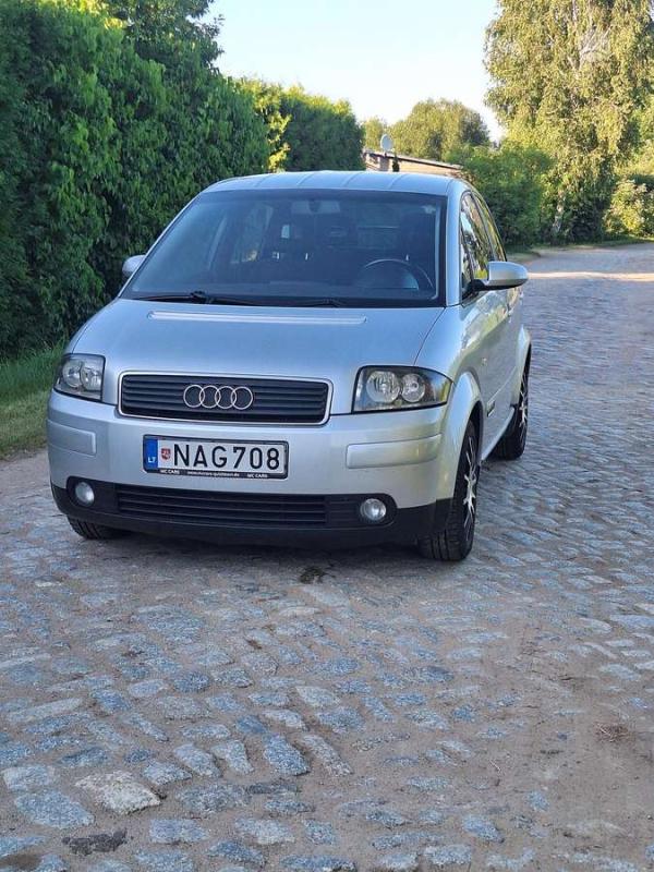 Pelēks Audi A2 2004 Šilutė, ar dzinēja tilpumu 1.42 L un nobraukumu 376 tūkst. km par 2500 €, foto 9 vietnē AUTOMOTO.COM.LV