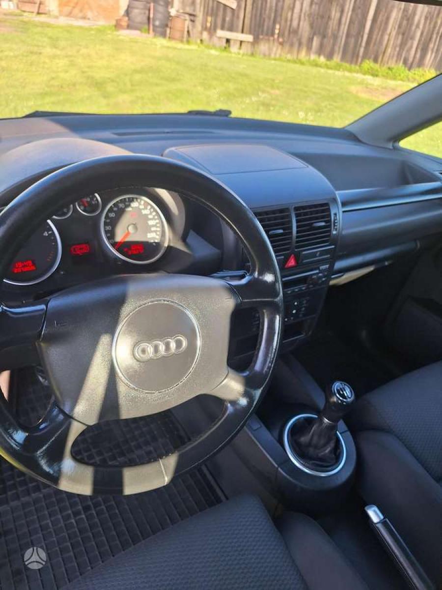 Pelēks Audi A2 2004 Šilutė, ar dzinēja tilpumu 1.42 L un nobraukumu 376 tūkst. km par 2500 €, foto 13 vietnē AUTOMOTO.COM.LV
