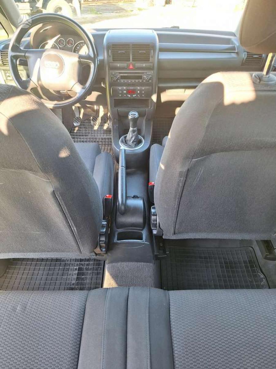 Pelēks Audi A2 2004 Šilutė, ar dzinēja tilpumu 1.42 L un nobraukumu 376 tūkst. km par 2500 €, foto 14 vietnē AUTOMOTO.COM.LV