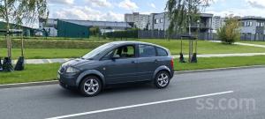 Pelēks Audi A2 2004 Rīga, ar dzinēja tilpumu 1.40 L un nobraukumu 296 tūkst. km par 2200 €, foto 4 vietnē AUTOMOTO.COM.LV