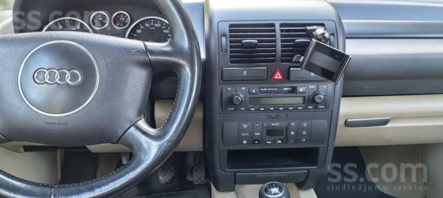 Pelēks Audi A2 2004 Rīga, ar dzinēja tilpumu 1.40 L un nobraukumu 296 tūkst. km par 2200 €, foto 9 vietnē AUTOMOTO.COM.LV