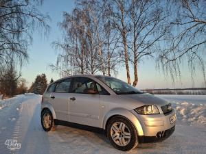 Grey Audi A2 2005 in Radviliskis, with an engine capacity of 1.40 L and mileage of 213 thousand km for 699 €, photo  on AUTOMOTO.COM.LV