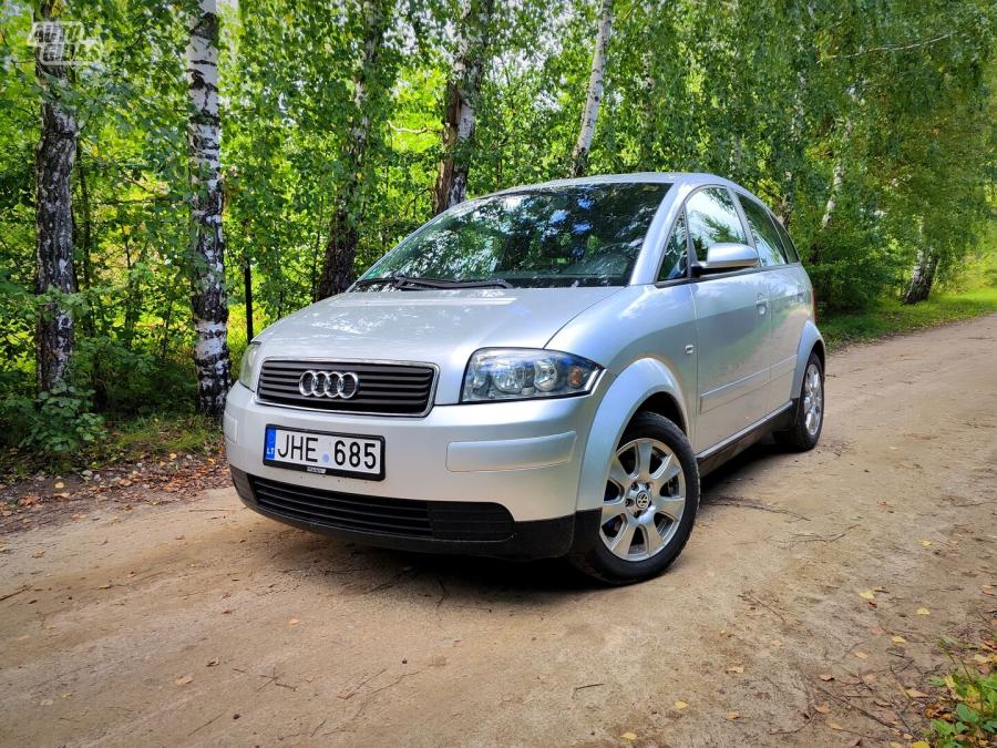 Pelēks Audi A2 2005 Radviliškis, ar dzinēja tilpumu 1.40 L un nobraukumu 324 tūkst. km par 2570 €, foto 3 vietnē AUTOMOTO.COM.LV