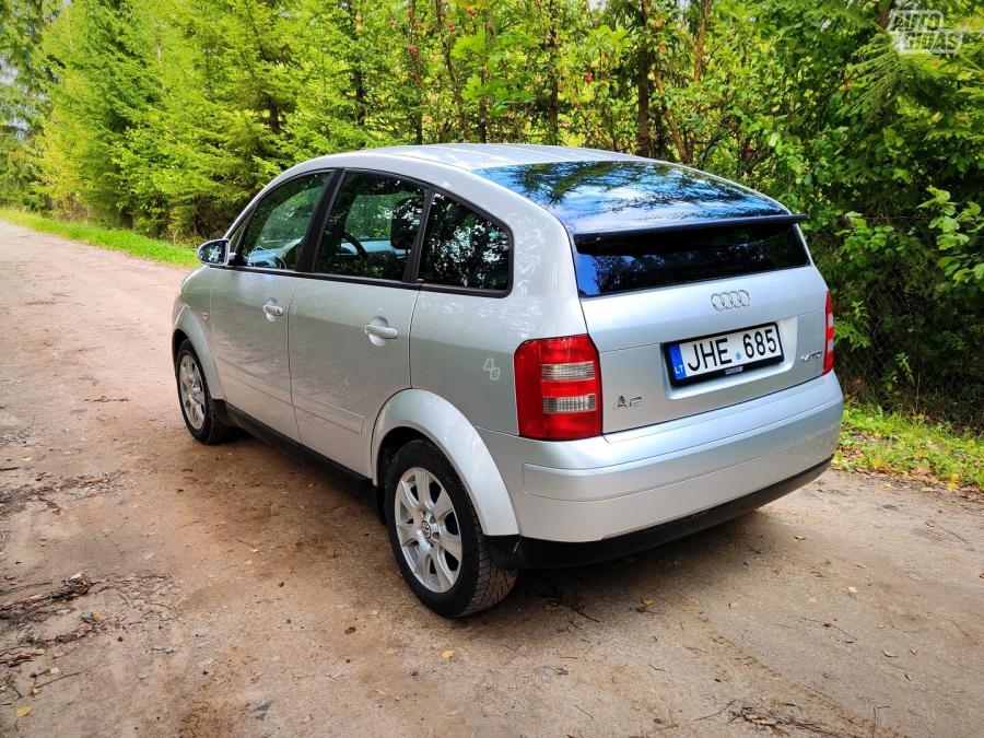 Pelēks Audi A2 2005 Radviliškis, ar dzinēja tilpumu 1.40 L un nobraukumu 324 tūkst. km par 2570 €, foto 4 vietnē AUTOMOTO.COM.LV