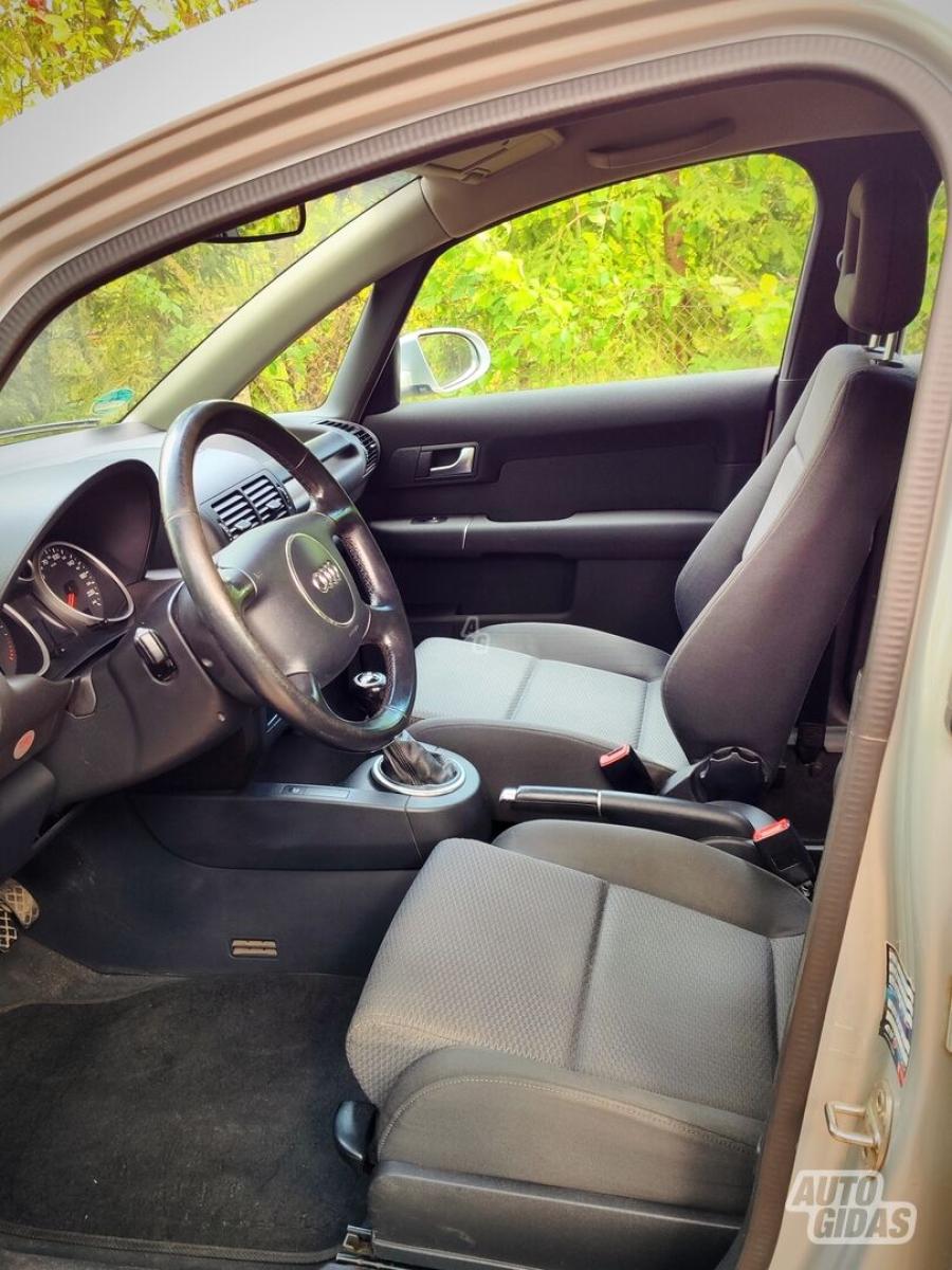 Pelēks Audi A2 2005 Radviliškis, ar dzinēja tilpumu 1.40 L un nobraukumu 324 tūkst. km par 2570 €, foto 6 vietnē AUTOMOTO.COM.LV