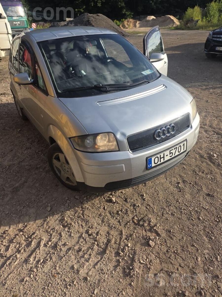 Grey Audi A2 2000 in Limbazi, with an engine capacity of 1.40 L and mileage of 352 thousand km for 1500 €, photo 1 on AUTOMOTO.COM.LV