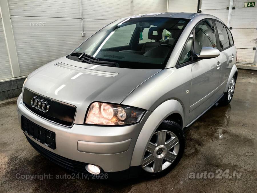 Grey Audi A2 2001 in Viljandi, with an engine capacity of 1.40 L and mileage of 106 thousand km for 3190 €, photo 1 on AUTOMOTO.COM.LV