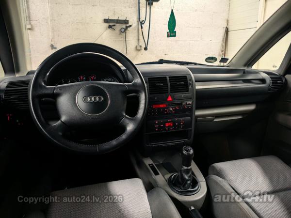 Grey Audi A2 2001 in Viljandi, with an engine capacity of 1.40 L and mileage of 106 thousand km for 3190 €, photo 4 on AUTOMOTO.COM.LV