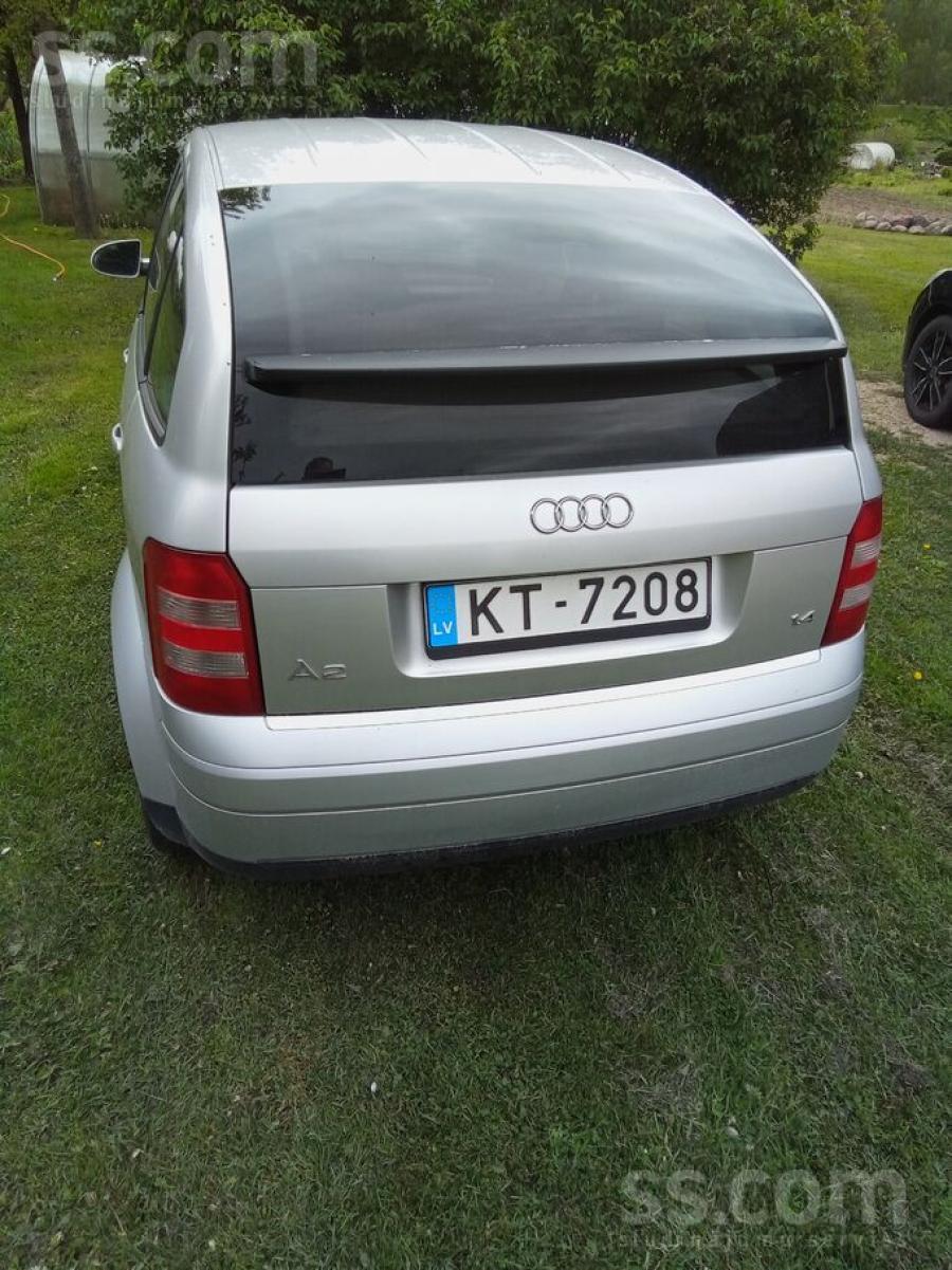 Audi A2 2000 Jēkabpils, ar dzinēja tilpumu 1.40 L un nobraukumu 280 tūkst. km par 1550 €, foto 1 vietnē AUTOMOTO.COM.LV