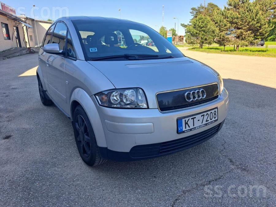 Audi A2 2000 Jēkabpils, ar dzinēja tilpumu 1.40 L un nobraukumu 280 tūkst. km par 2350 €, foto 1 vietnē AUTOMOTO.COM.LV