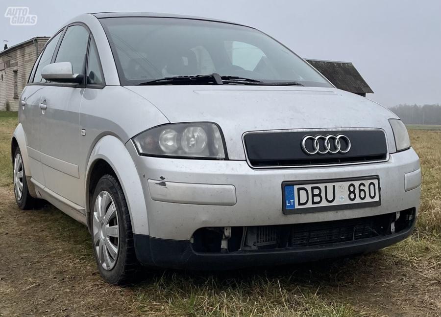 Audi A2 2001 in Utena, with an engine capacity of 1.40 L and mileage of 325 thousand km for 1250 €, photo 5 on AUTOMOTO.COM.LV