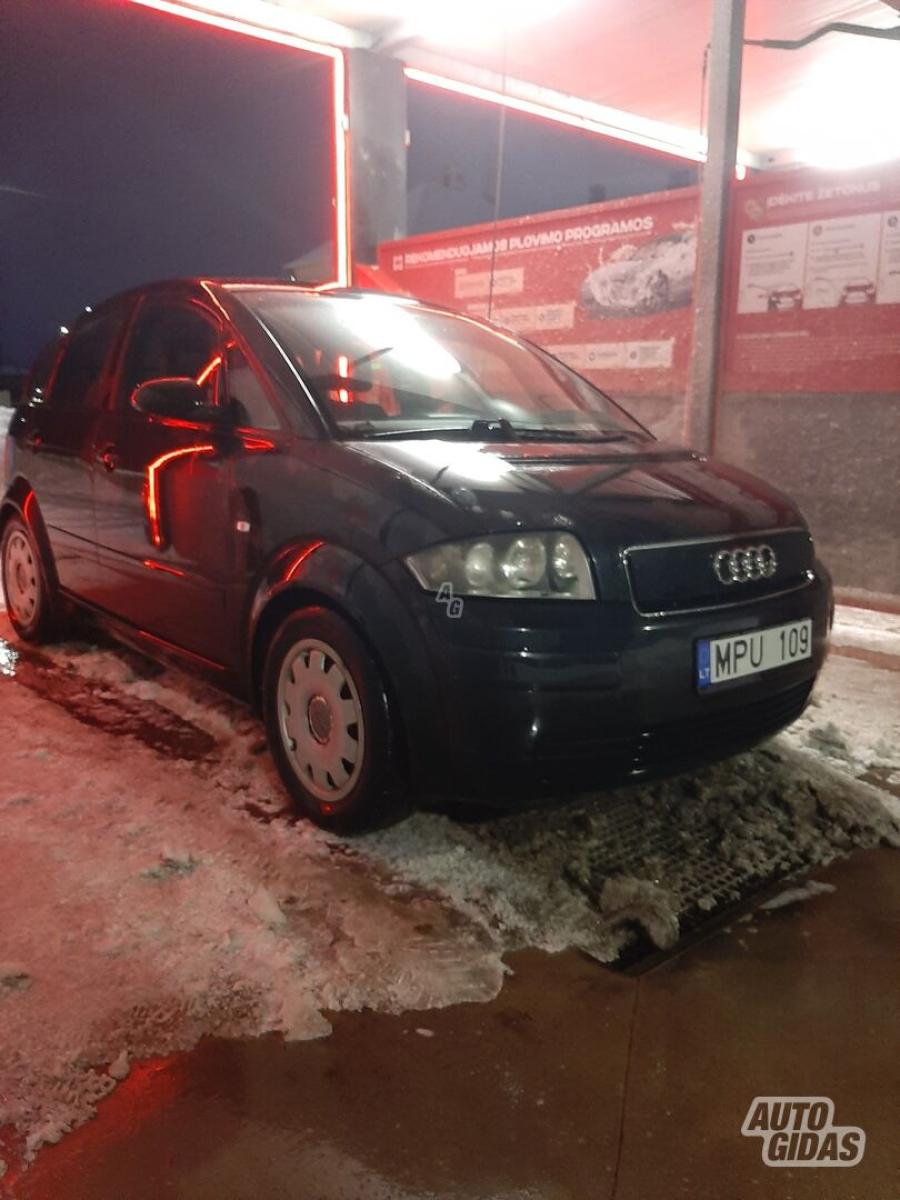 Audi A2 2001 in Birzai, with an engine capacity of 1.40 L and mileage of 320 thousand km for 1250 €, photo 2 on AUTOMOTO.COM.LV