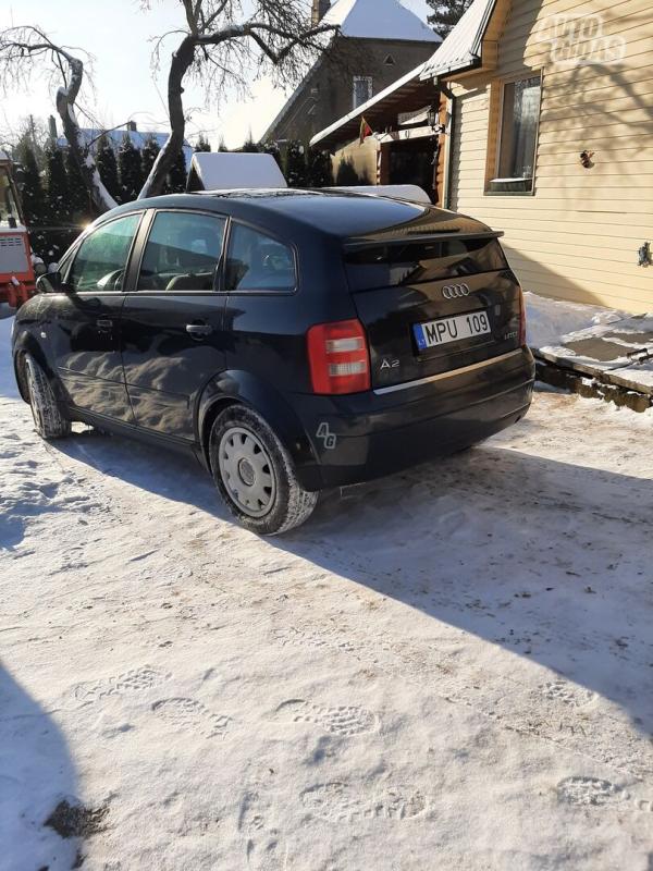 Audi A2 2001 in Birzai, with an engine capacity of 1.40 L and mileage of 341 thousand km for 1200 €, photo 2 on AUTOMOTO.COM.LV
