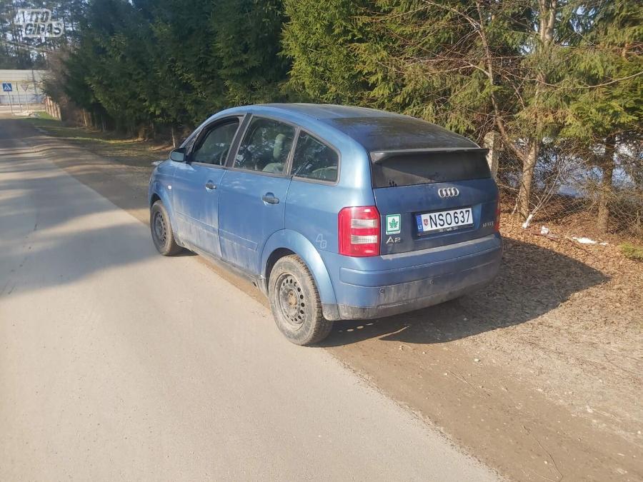 Audi A2 2001 Viļņa, ar dzinēja tilpumu 1.20 L un nobraukumu 325 tūkst. km par 600 €, foto 2 vietnē AUTOMOTO.COM.LV