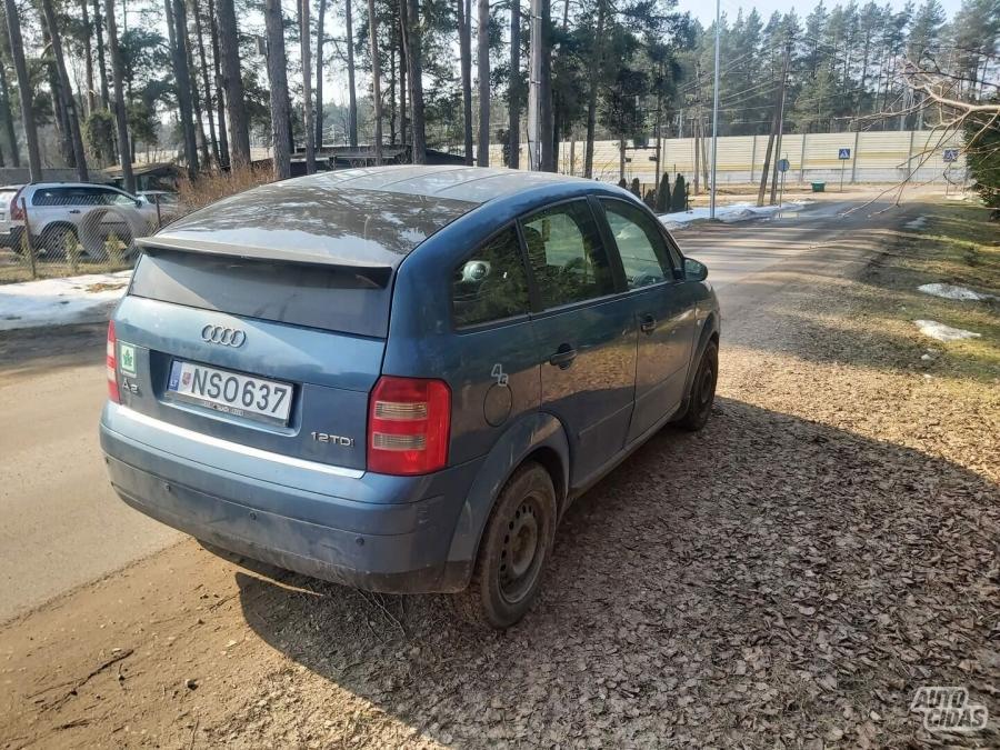 Audi A2 2001 Viļņa, ar dzinēja tilpumu 1.20 L un nobraukumu 325 tūkst. km par 600 €, foto 3 vietnē AUTOMOTO.COM.LV
