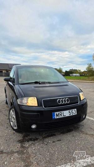 Audi A2 2001 Vilkaviškis, ar dzinēja tilpumu 1.40 L un nobraukumu 280 tūkst. km par 1250 €, foto  vietnē AUTOMOTO.COM.LV