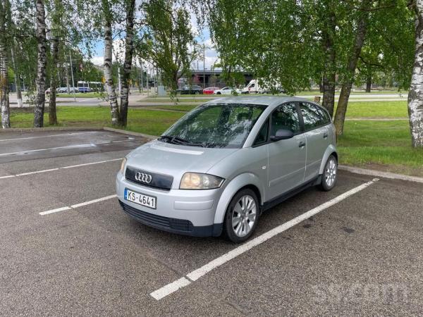 Audi A2 2001 Rīga, ar dzinēja tilpumu 1.40 L un nobraukumu 375 tūkst. km par 1490 €, foto 1 vietnē AUTOMOTO.COM.LV