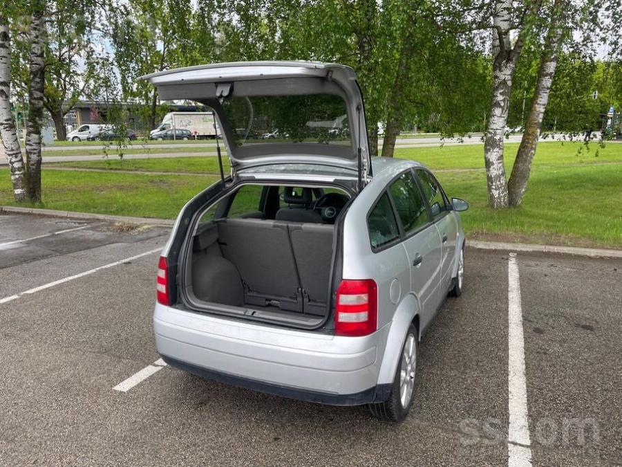 Audi A2 2001 in Riga, with an engine capacity of 1.40 L and mileage of 375 thousand km for 1490 €, photo 6 on AUTOMOTO.COM.LV