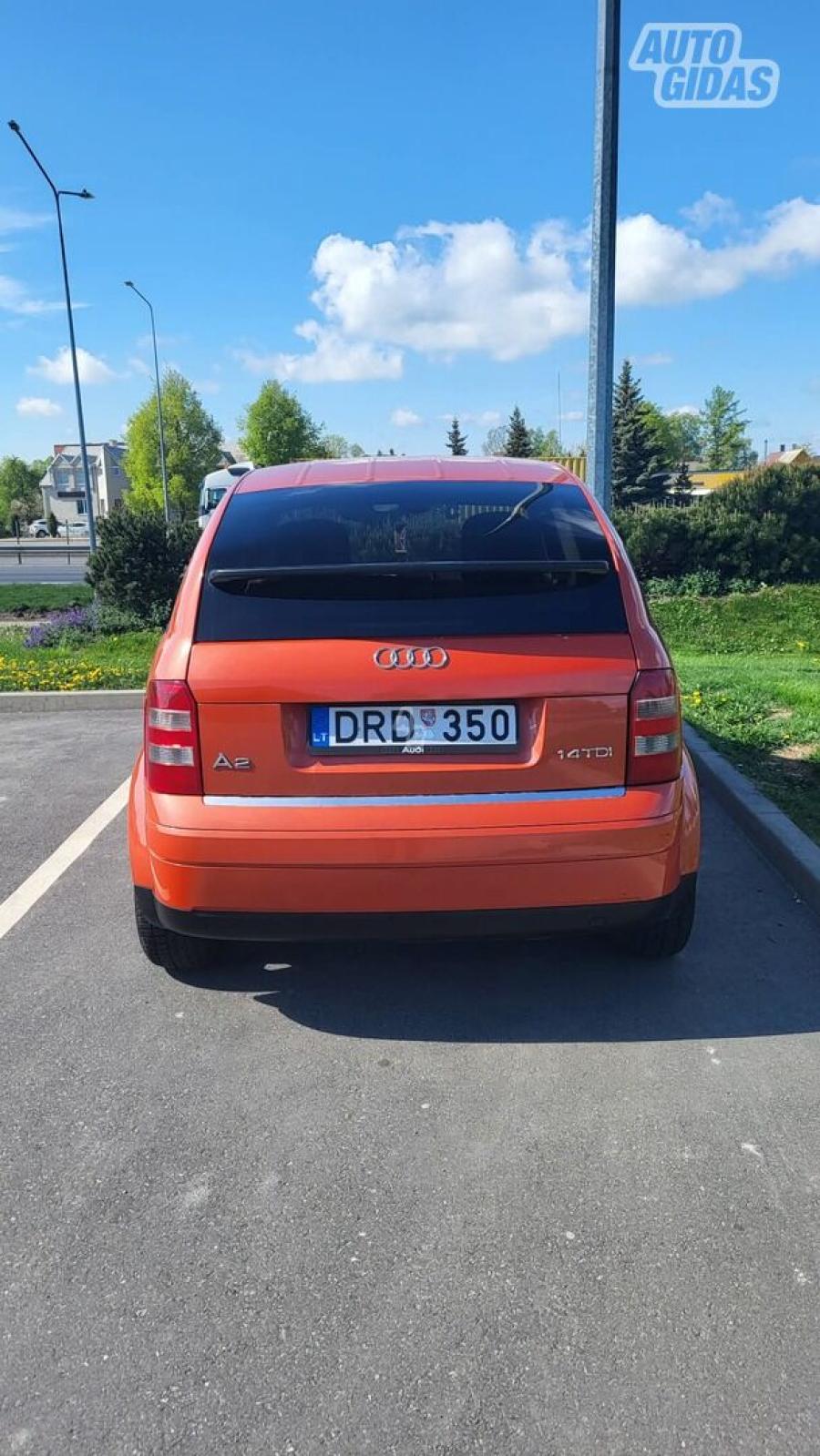 Audi A2 2001 in Radviliskis, with an engine capacity of 1.40 L and mileage of 250 thousand km for 900 €, photo 4 on AUTOMOTO.COM.LV