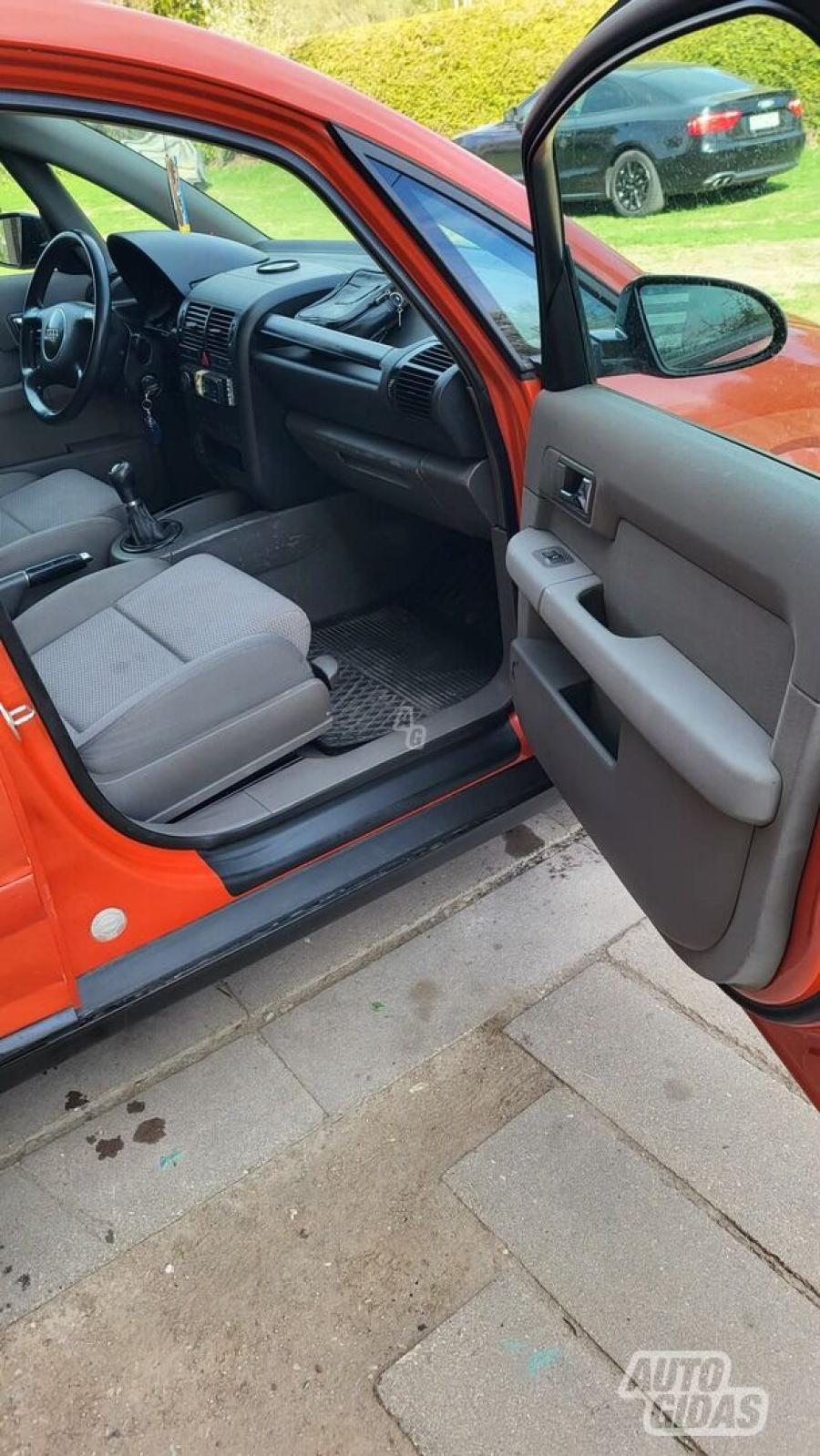 Audi A2 2001 in Radviliskis, with an engine capacity of 1.40 L and mileage of 250 thousand km for 900 €, photo 8 on AUTOMOTO.COM.LV