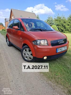 Audi A2 2001 Elektrėnai, ar dzinēja tilpumu 1.40 L un nobraukumu 359 tūkst. km par 1850 €, foto  vietnē AUTOMOTO.COM.LV