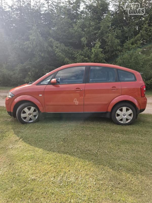 Audi A2 2001 Elektrėnai, ar dzinēja tilpumu 1.40 L un nobraukumu 359 tūkst. km par 1850 €, foto 4 vietnē AUTOMOTO.COM.LV