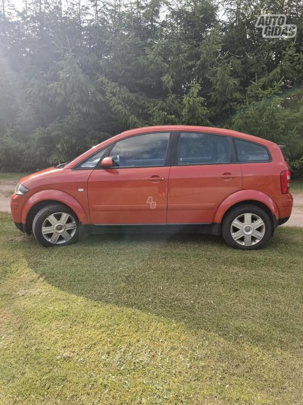 Audi A2 2001 in Elektrenai, with an engine capacity of 1.40 L and mileage of 350 thousand km for 1750 €, photo 4 on AUTOMOTO.COM.LV