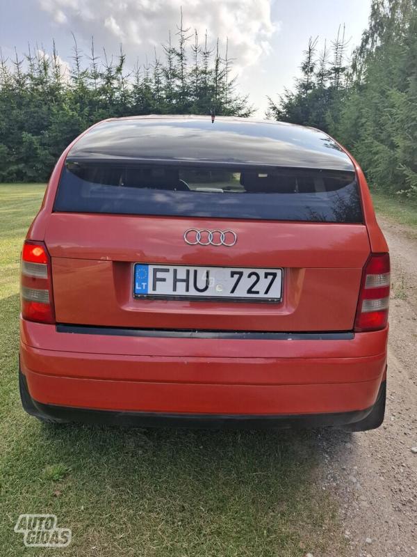 Audi A2 2001 in Elektrenai, with an engine capacity of 1.40 L and mileage of 350 thousand km for 1750 €, photo 9 on AUTOMOTO.COM.LV