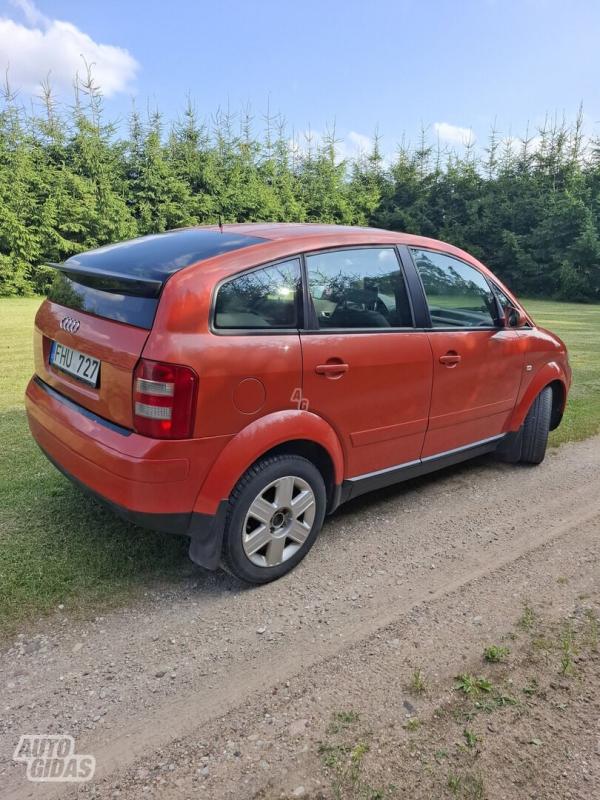Audi A2 2001 in Elektrenai, with an engine capacity of 1.40 L and mileage of 350 thousand km for 1350 €, photo 8 on AUTOMOTO.COM.LV