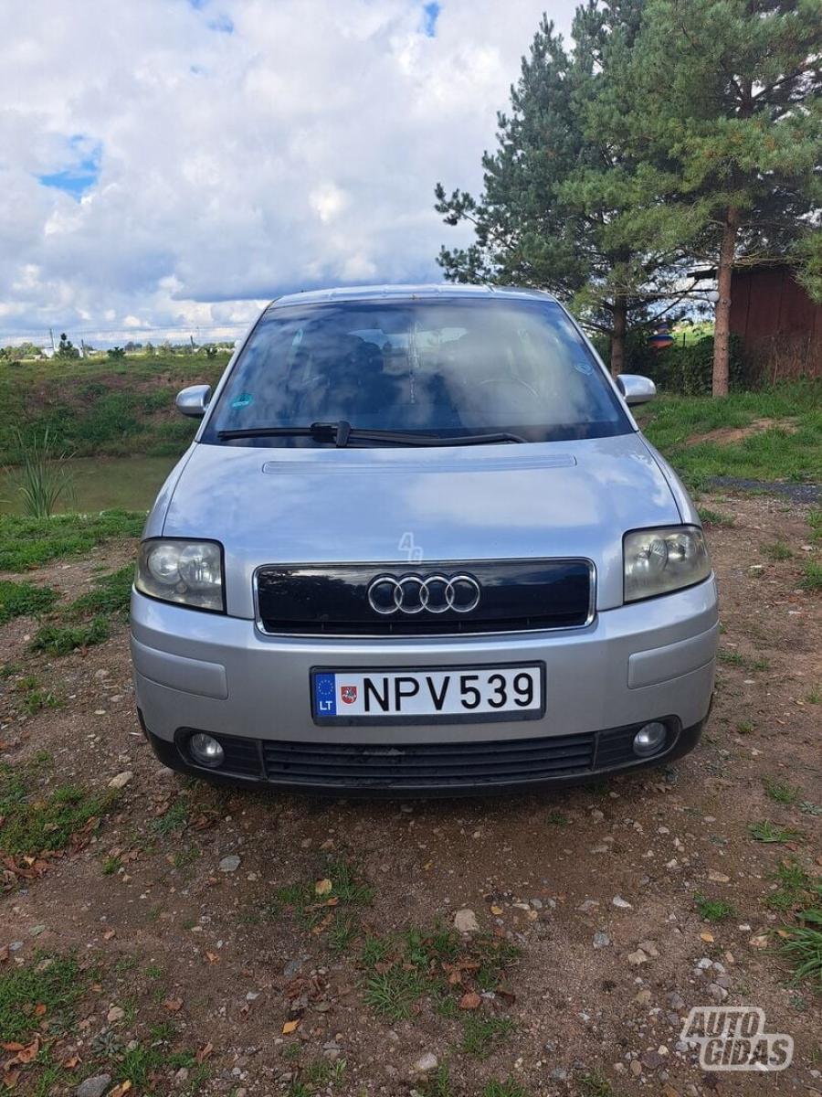 Audi A2 2001 Radviliškis, ar dzinēja tilpumu 1.40 L un nobraukumu 160 tūkst. km par 1200 €, foto 1 vietnē AUTOMOTO.COM.LV