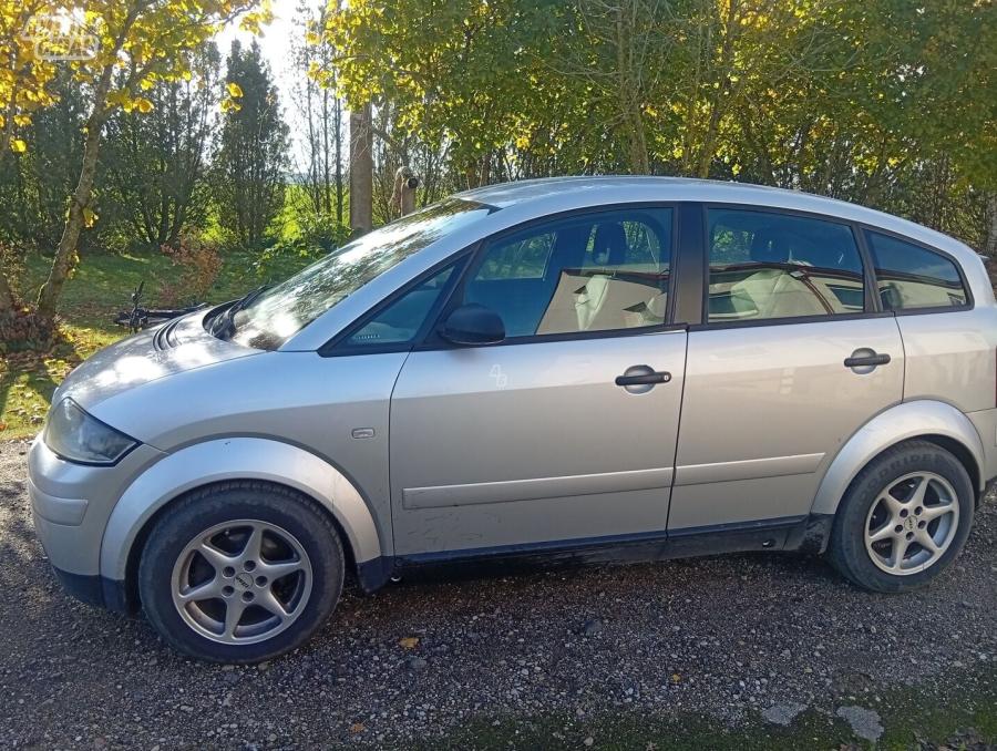 Audi A2 2001 in Vilnius, with an engine capacity of 1.40 L and mileage of 420 thousand km for 1250 €, photo 1 on AUTOMOTO.COM.LV