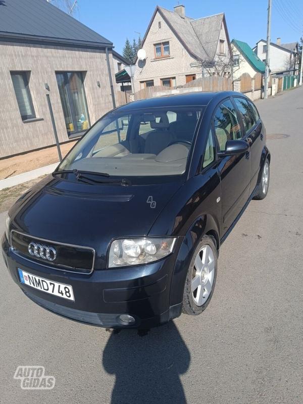 Audi A2 2002 Kauņa, ar dzinēja tilpumu 1.40 L un nobraukumu 287 tūkst. km par 1700 €, foto 1 vietnē AUTOMOTO.COM.LV