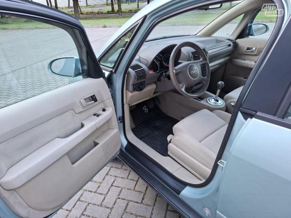 Audi A2 2002 in Vilnius, with an engine capacity of 1.20 L and mileage of 230 thousand km for 2800 €, photo 6 on AUTOMOTO.COM.LV