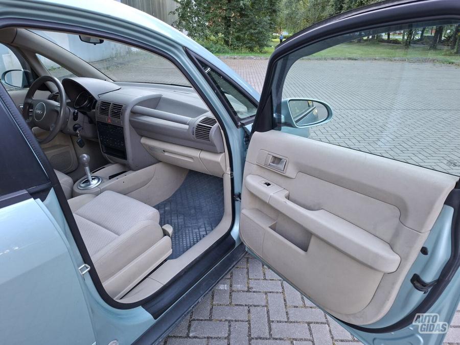 Audi A2 2002 Viļņa, ar dzinēja tilpumu 1.20 L un nobraukumu 230 tūkst. km par 2800 €, foto 11 vietnē AUTOMOTO.COM.LV