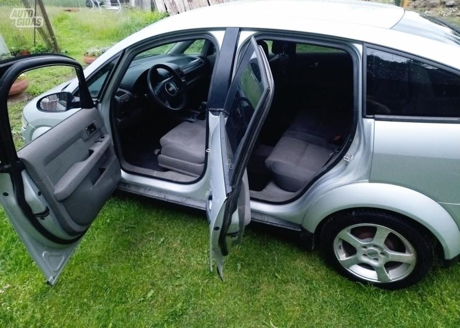 Audi A2 2002 in Plunge, with an engine capacity of 1.40 L and mileage of 262 thousand km for 1400 €, photo 7 on AUTOMOTO.COM.LV