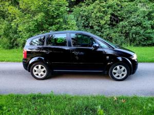 Audi A2 2002 in Mazeikiai, with an engine capacity of 1.40 L and mileage of 321 thousand km for 1550 €, photo 7 on AUTOMOTO.COM.LV