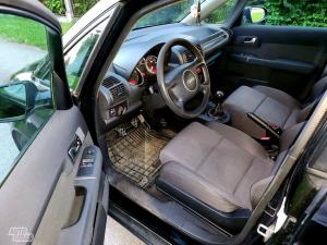 Audi A2 2002 in Mazeikiai, with an engine capacity of 1.40 L and mileage of 321 thousand km for 1550 €, photo 13 on AUTOMOTO.COM.LV