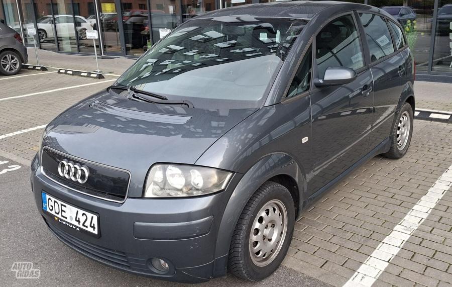 Audi A2 2002 Viļņa, ar dzinēja tilpumu 1.20 L un nobraukumu 269 tūkst. km par 2499 €, foto 1 vietnē AUTOMOTO.COM.LV