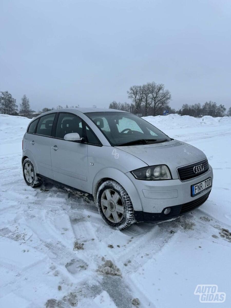 Audi A2 2004 in Vilnius, with an engine capacity of 1.40 L and mileage of 300 thousand km for 1200 €, photo 9 on AUTOMOTO.COM.LV