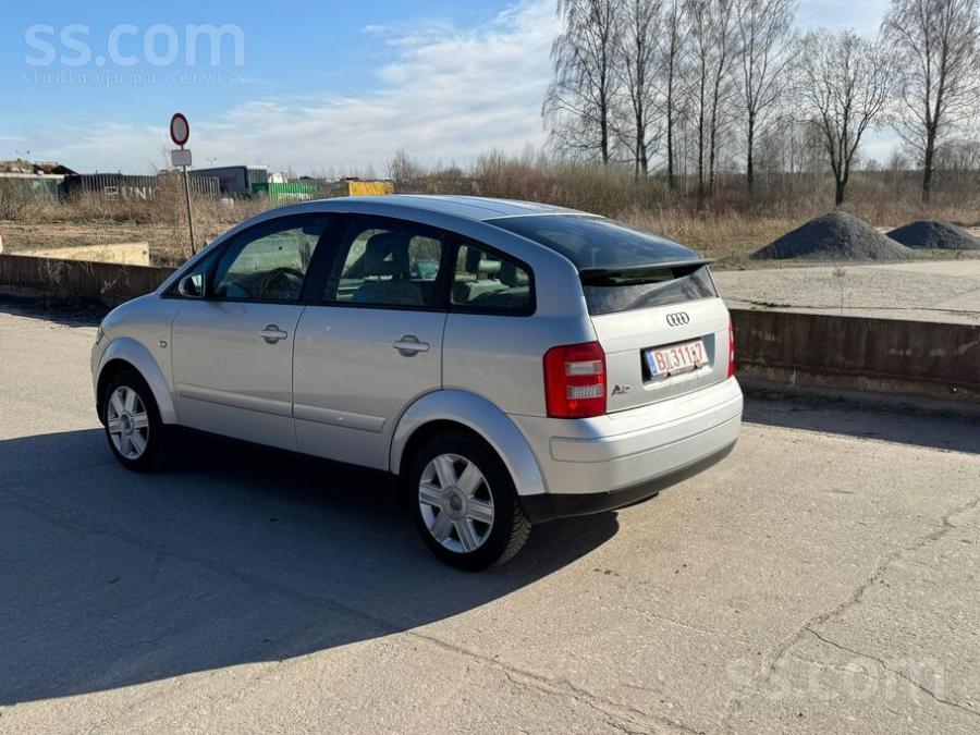 Audi A2 2005 in Riga, with an engine capacity of 1.40 L and mileage of 0 thousand km for 2899 €, photo 4 on AUTOMOTO.COM.LV