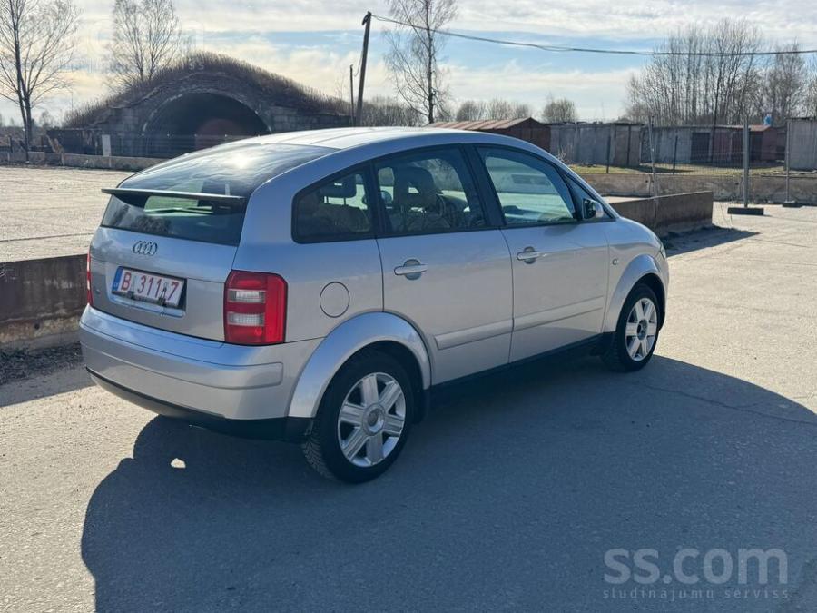 Audi A2 2005 in Riga, with an engine capacity of 1.40 L and mileage of 0 thousand km for 2899 €, photo 6 on AUTOMOTO.COM.LV