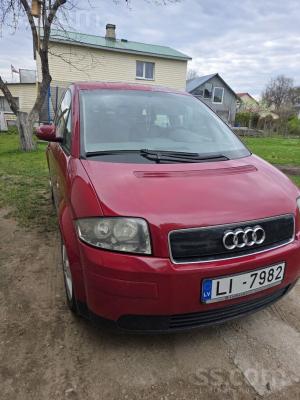 Sarkans Audi A2 2003 Valmiera, ar dzinēja tilpumu 1.40 L un nobraukumu 299 tūkst. km par 1450 €, foto 3 vietnē AUTOMOTO.COM.LV