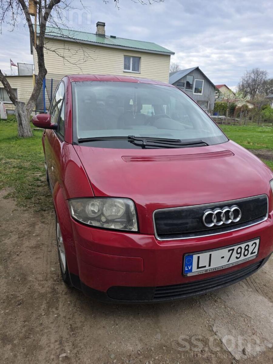 Sarkans Audi A2 2003 Valmiera, ar dzinēja tilpumu 1.40 L un nobraukumu 299 tūkst. km par 1450 €, foto 3 vietnē AUTOMOTO.COM.LV