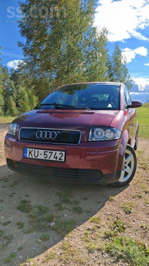 Red Audi A2 2003 in Jekabpils, with an engine capacity of 1.40 L and mileage of 294 thousand km for 2499 €, photo 1 on AUTOMOTO.COM.LV