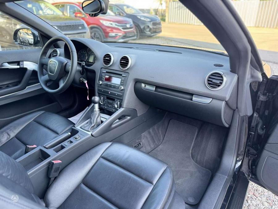 Melns Audi A3 2008 Telšiai, ar dzinēja tilpumu 1.80 L un nobraukumu 217 tūkst. km par 4900 €, foto 22 vietnē AUTOMOTO.COM.LV