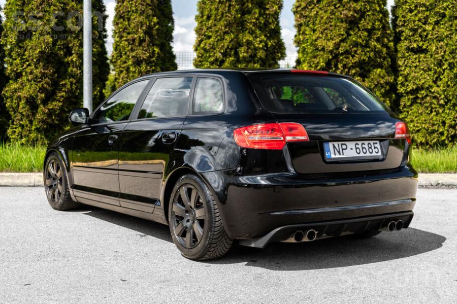 Black Audi A3 2009 in Jelgava, with an engine capacity of 1.80 L and mileage of 249 thousand km for 2900 €, photo 4 on AUTOMOTO.COM.LV