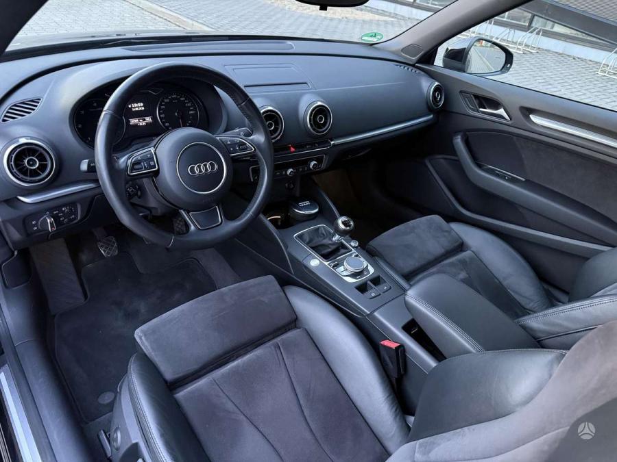 Melns Audi A3 2014 Kupiškis, ar dzinēja tilpumu 1.97 L un nobraukumu 138 tūkst. km par 8800 €, foto 14 vietnē AUTOMOTO.COM.LV
