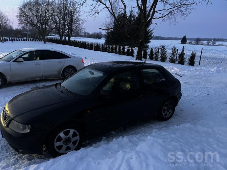 Melns Audi A3 1997 Bauska, ar dzinēja tilpumu 1.90 L un nobraukumu 444 tūkst. km par 1400 €, foto 2 vietnē AUTOMOTO.COM.LV