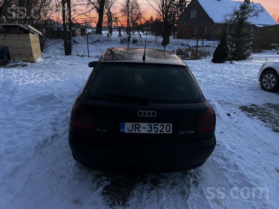 Melns Audi A3 1997 Bauska, ar dzinēja tilpumu 1.90 L un nobraukumu 444 tūkst. km par 1400 €, foto 3 vietnē AUTOMOTO.COM.LV