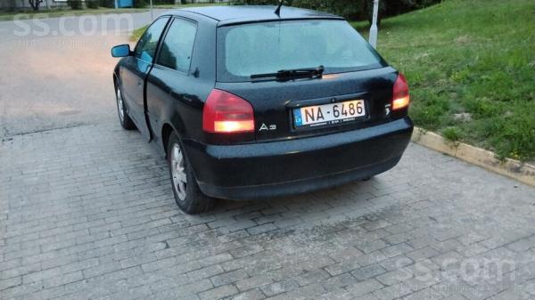 Melns Audi A3 1998 Daugavpils, ar dzinēja tilpumu 1.80 L un nobraukumu 250 tūkst. km par 850 €, foto 5 vietnē AUTOMOTO.COM.LV